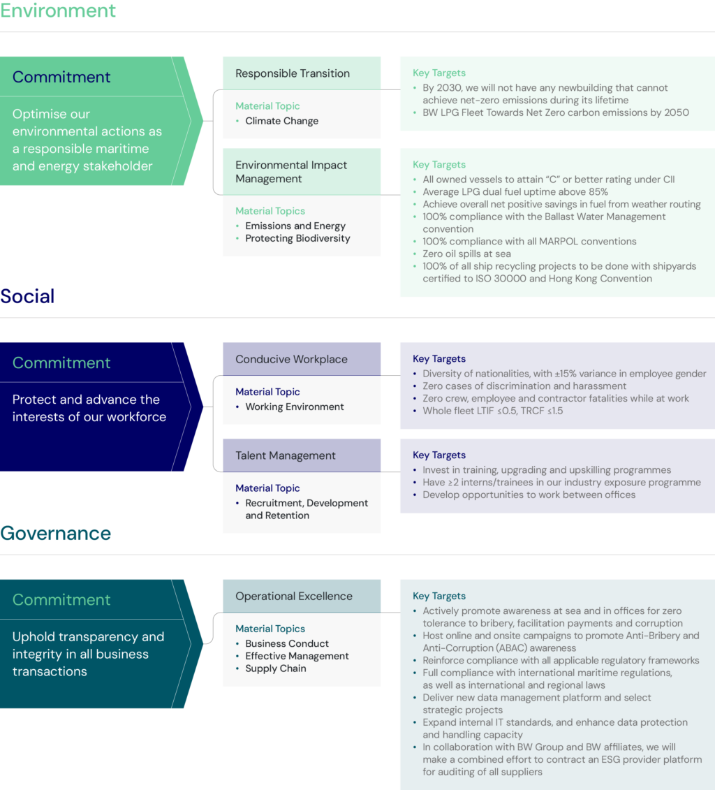 Sustainability Strategy and Governance at BW LPG